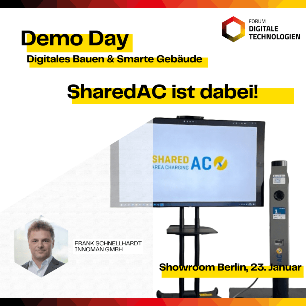 Projekt Shared Area Charging auf dem Demo Day „Digitales Bauen und ...